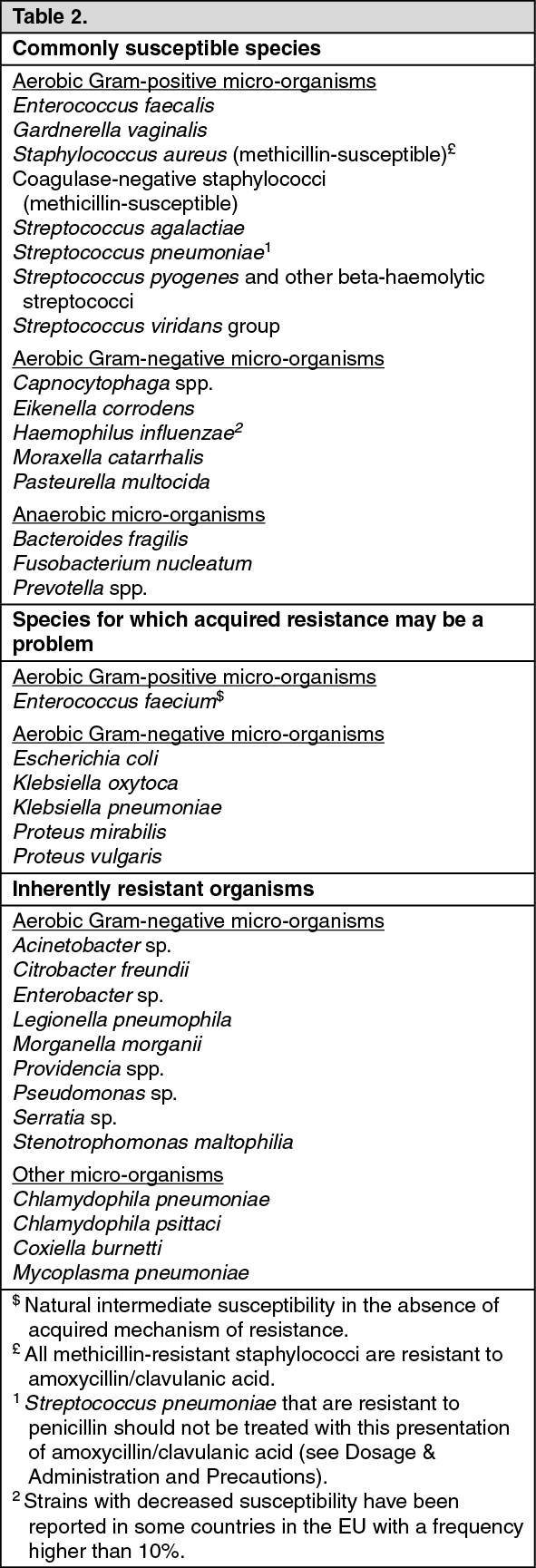 Augmentin Mechanism of Action | MIMS Hong Kong