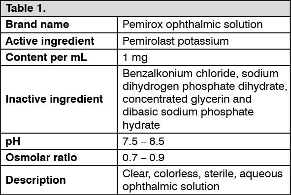 Pemirox Description | MIMS Hong Kong