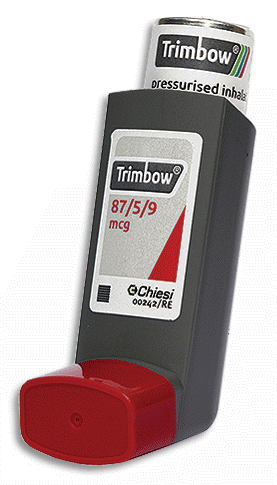 Image of Trimbow 87/5/9 mcg inhalation soln | MIMS Hongkong