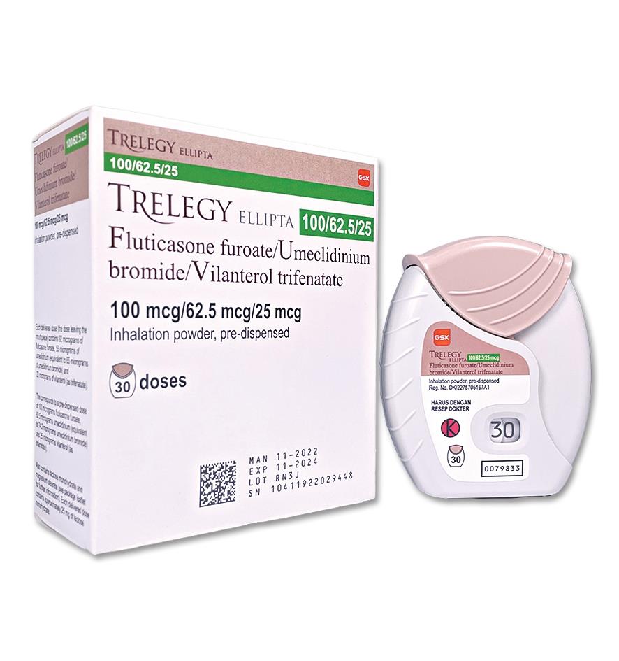 Trelegy Ellipta Dosage & Drug Information | MIMS Indonesia