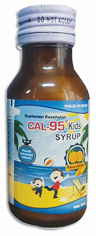 CAL-95 Kids Dosage & Drug Information | MIMS Indonesia