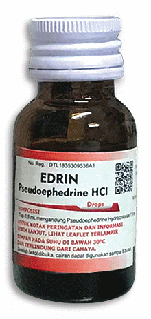 Edrin Dosage & Drug Information | MIMS Indonesia
