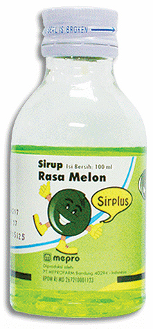 Sirplus Dosage & Drug Information | MIMS Indonesia