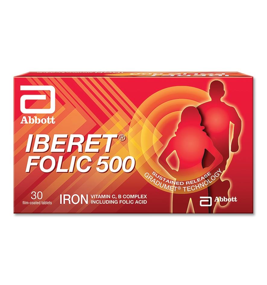 Iberet Folic-500 Dosage & Drug Information | MIMS Malaysia