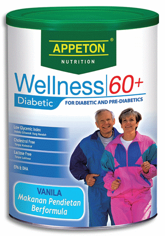 Appeton Wellness 60+ Diabetic Dosage & Drug Information | MIMS Malaysia