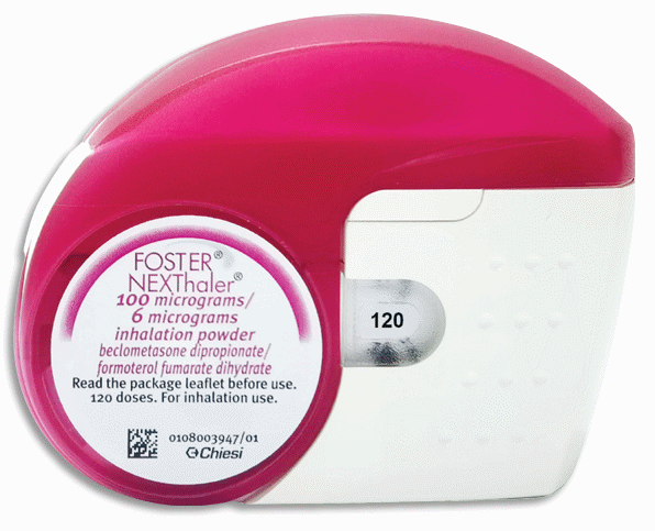 Foster NEXThaler Dosage & Drug Information | MIMS Malaysia