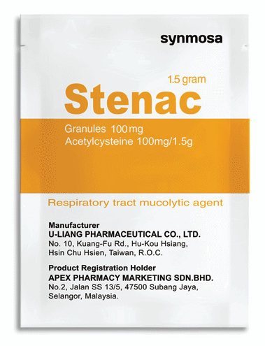Stenac Granules Dosage & Drug Information | MIMS Malaysia