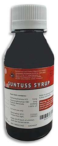 Suntuss Dosage & Drug Information | MIMS Malaysia
