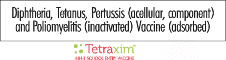 Tetraxim Dosage & Drug Information | MIMS Philippines