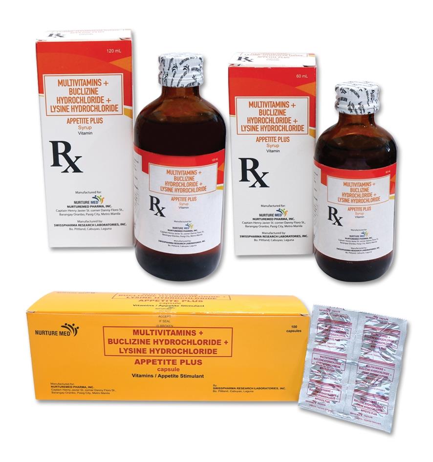 Appetite Plus Dosage & Drug Information | MIMS Philippines