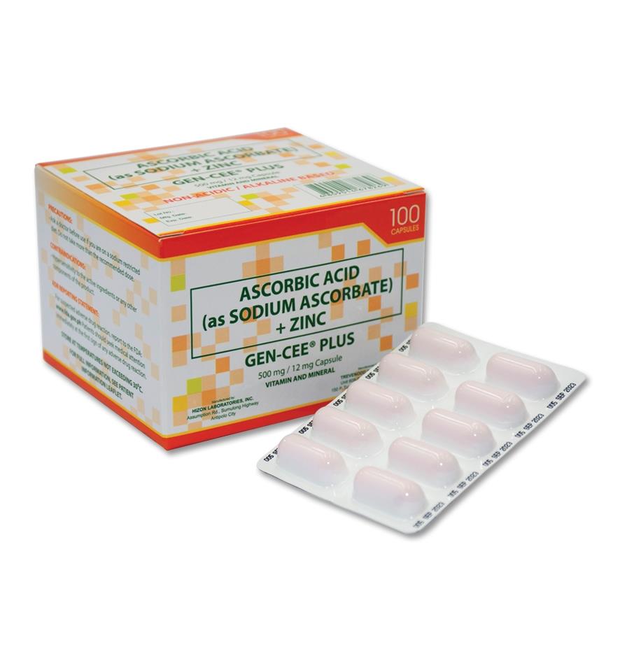 Gen-Cee Plus Contents | MIMS Philippines