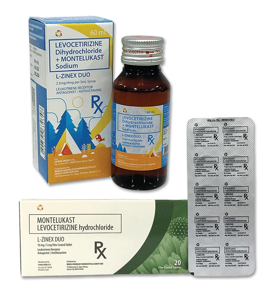 L-Zinex Duo Dosage & Drug Information | MIMS Philippines