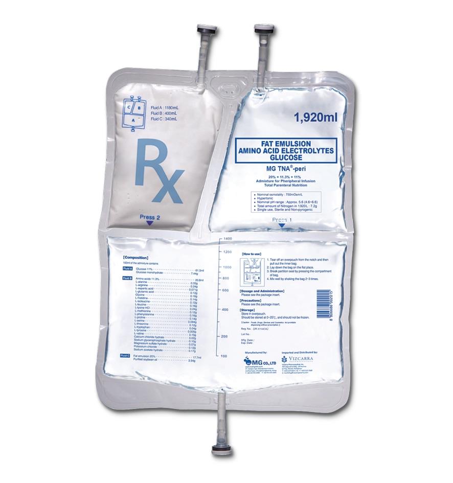 MG TNA-Peri Dosage & Drug Information | MIMS Philippines