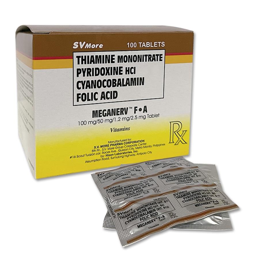 Meganerv F-A Dosage & Drug Information | MIMS Philippines