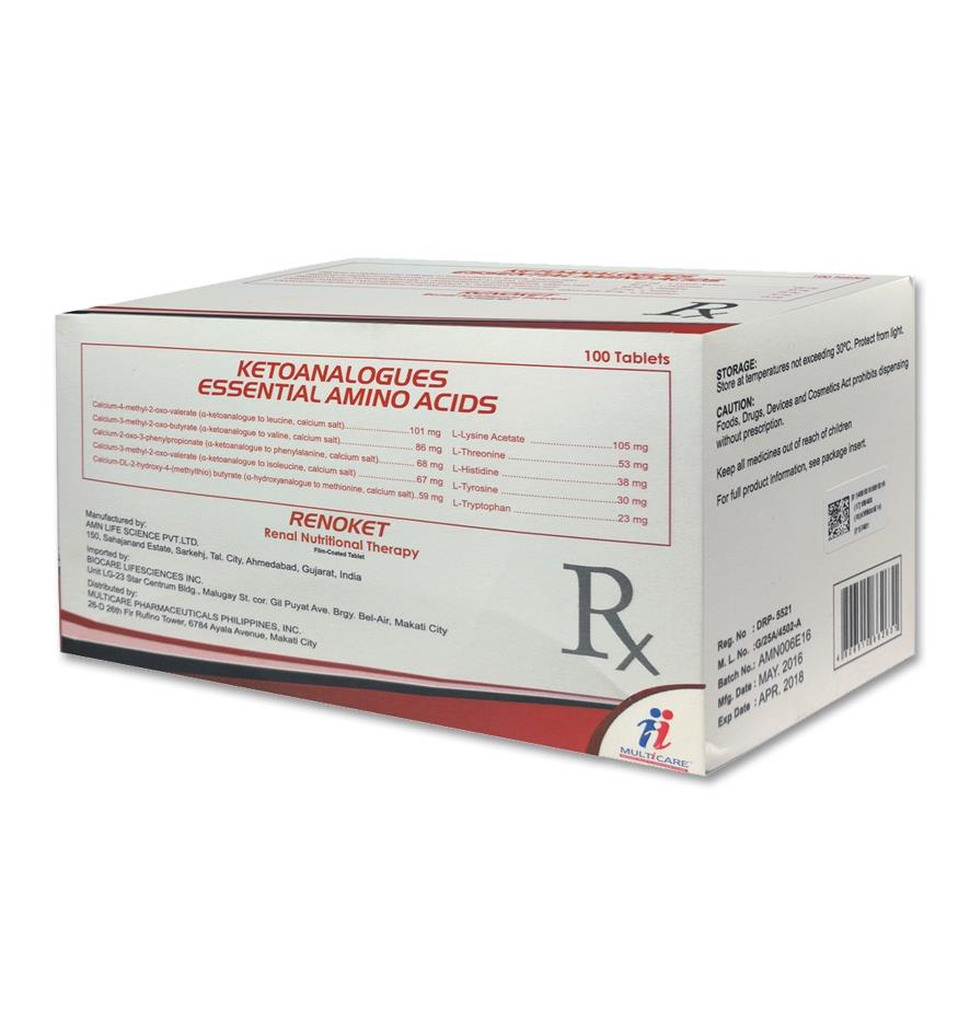 Renoket Dosage & Drug Information | MIMS Philippines