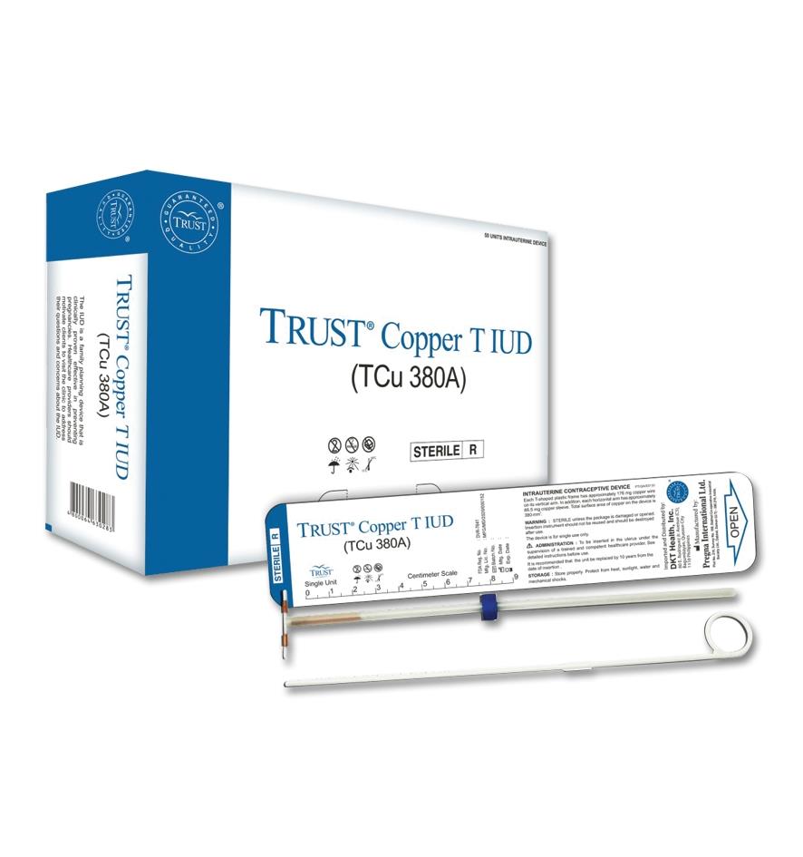 Trust Copper T IUD Dosage & Drug Information | MIMS Philippines