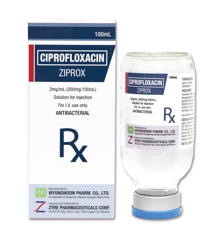 Ziprox Dosage & Drug Information | MIMS Philippines