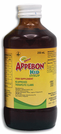 Appebon Kid Syrup Dosage & Drug Information | MIMS Philippines