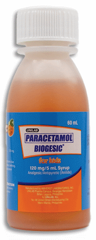 Image of Biogesic For Kids syr 120 mg/5 mL | MIMS Philippines