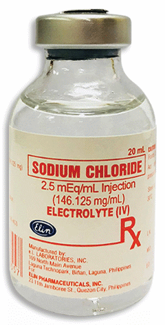 Elin Sodium Chloride Dosage & Drug Information | MIMS Philippines