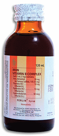 Ferlin Syrup/Ferlin Drops Dosage & Drug Information | MIMS Philippines