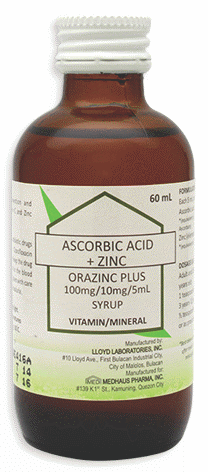 Orazinc Plus Dosage & Drug Information | MIMS Philippines