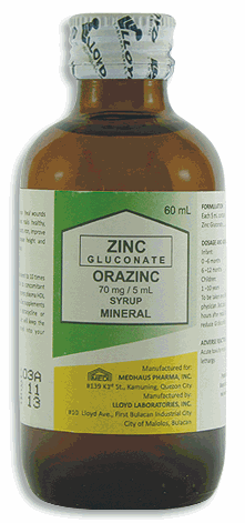 Orazinc Dosage & Drug Information | MIMS Philippines