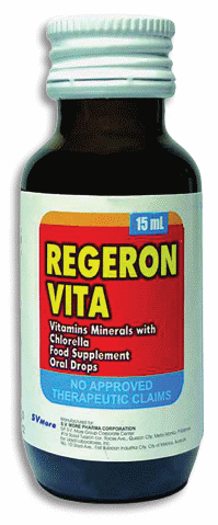 Regeron Vita W/ Chlorella Dosage & Drug Information | MIMS Philippines
