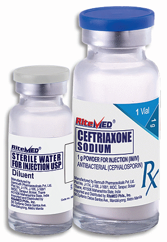 RiteMED Ceftriaxone Dosage & Drug Information | MIMS Philippines