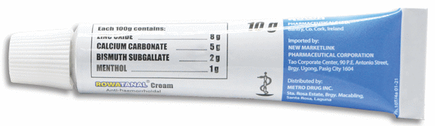 Image of Rowatanal rectal cream | MIMS Philippines