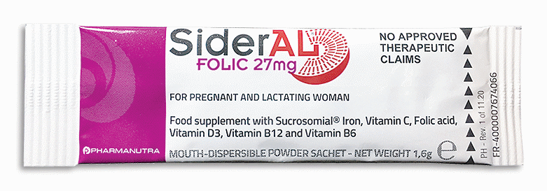 Sideral Folic 27 mg Dosage & Drug Information | MIMS Philippines