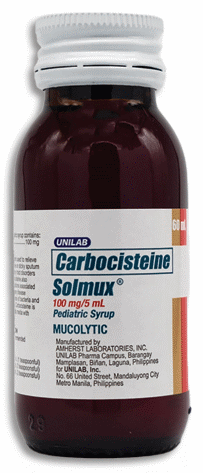 Solmux For Kids Dosage & Drug Information | MIMS Philippines