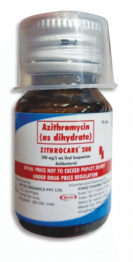 Zithrocare 200/Zithrocare 500 Dosage & Drug Information | MIMS Philippines