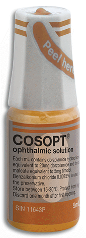 Cosopt Dosage & Drug Information | MIMS Singapore