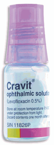 Cravit 0.5% Ophthalmic Solution Dosage & Drug Information | MIMS Singapore