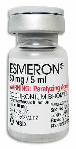 Esmeron Dosage & Drug Information | MIMS Singapore