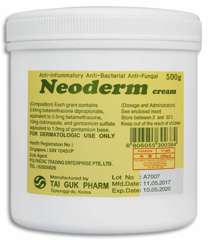 Neoderm Dosage & Drug Information | MIMS Singapore