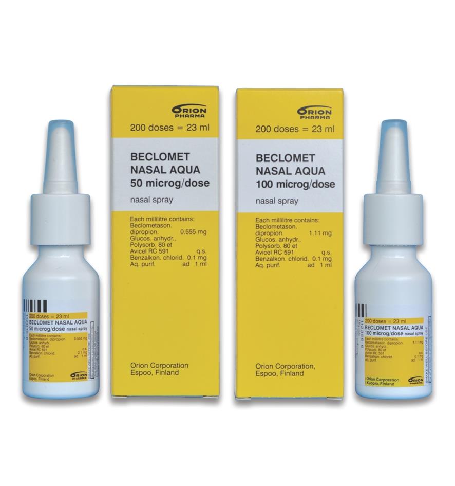 Beclomet Nasal Aqua Dosage & Drug Information | MIMS Thailand