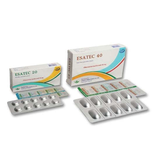 Esatec 20/Esatec 40 Dosage & Drug Information | MIMS Thailand