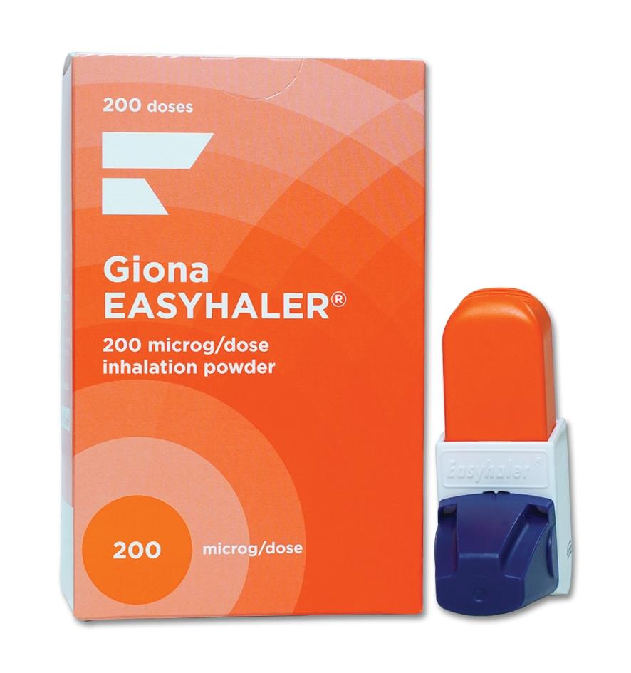 Giona Easyhaler Dosage & Drug Information | MIMS Thailand