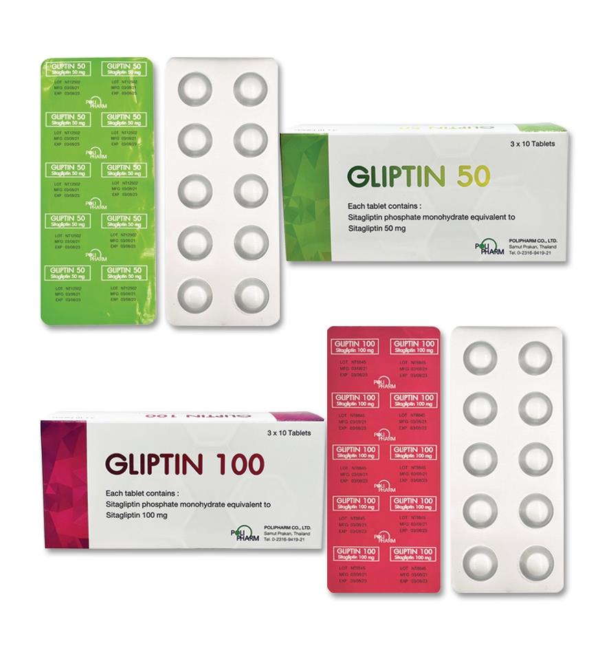 Gliptin Presentation/Packing | MIMS Thailand