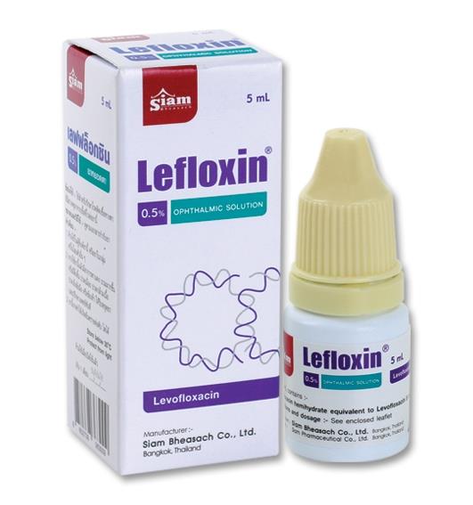 Lefloxin 0.5% Ophthalmic Solution Dosage & Drug Information | MIMS Thailand