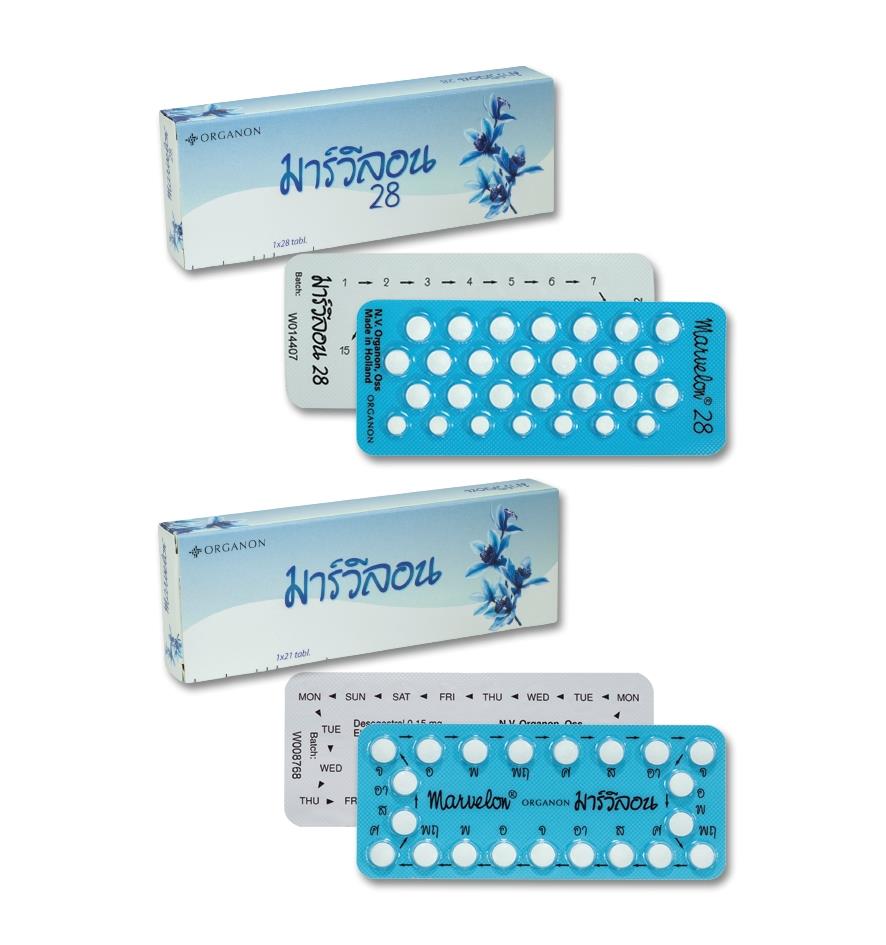 Marvelon/Marvelon 28 Dosage & Drug Information | MIMS Thailand