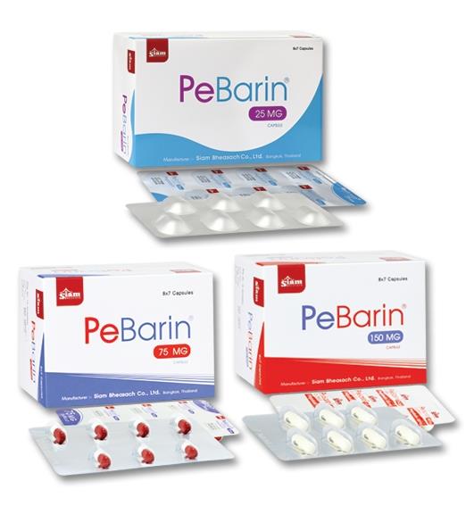 Image of Pebarin cap 75 mg | MIMS Thailand