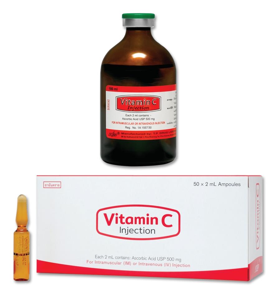 Vitamin C Injection T P Dosage & Drug Information | MIMS Thailand