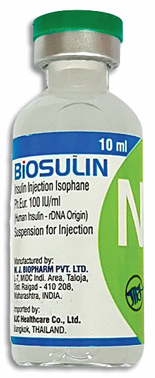 Biosulin N Dosage & Drug Information | MIMS Thailand