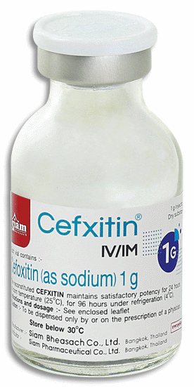 Cefxitin Dosage & Drug Information | MIMS Thailand