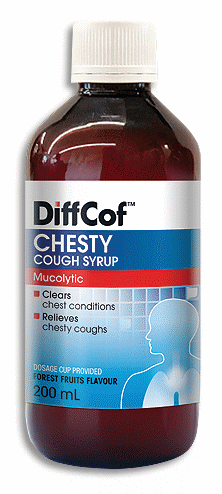 DiffCof Chesty Cough Syrup Dosage & Drug Information | MIMS Thailand