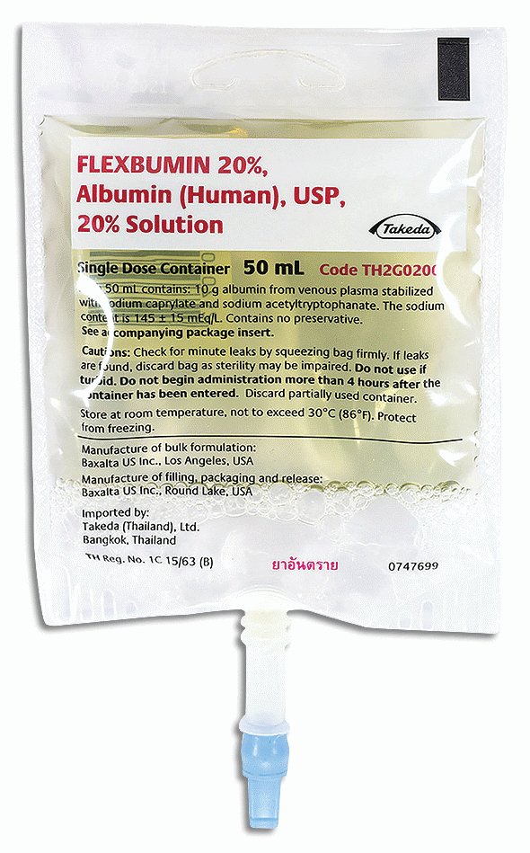 Flexbumin Dosage & Drug Information | MIMS Thailand