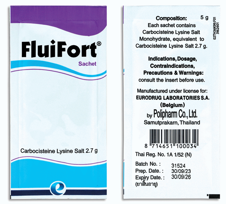 Fluifort Dosage & Drug Information | MIMS Thailand